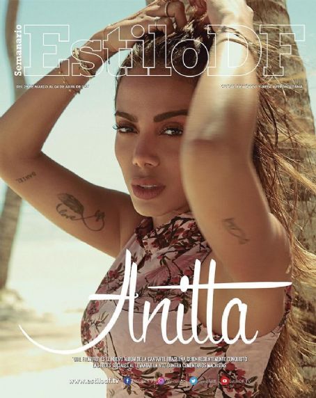 Anitta Estilo Df Magazine 29 March 2021 Cover Photo Mexico