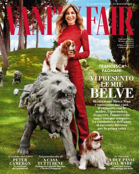 Francesca Fagnani Vanity Fair Magazine 24 May 2023 Cover Photo Italy