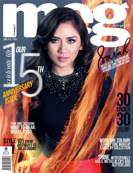 Sarah Geronimo Meg Magazine June 2013 Cover Photo Philippines