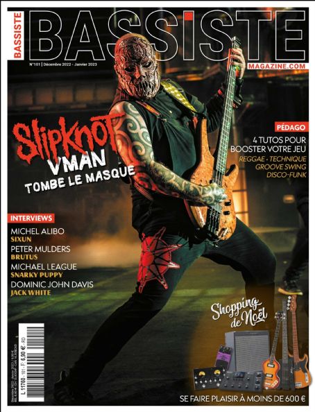 Alessandro Venturella Bassiste Magazine January 2023 Cover Photo France
