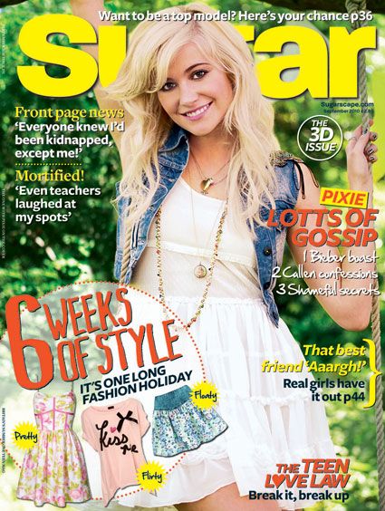 Pixie Lott Sugar Magazine September 2010 Cover Photo United Kingdom